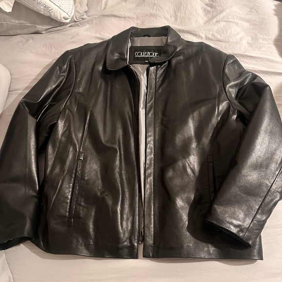 Collezione SA | Jackets & Coats | Vintage Y2k Collezione Mens Black ...